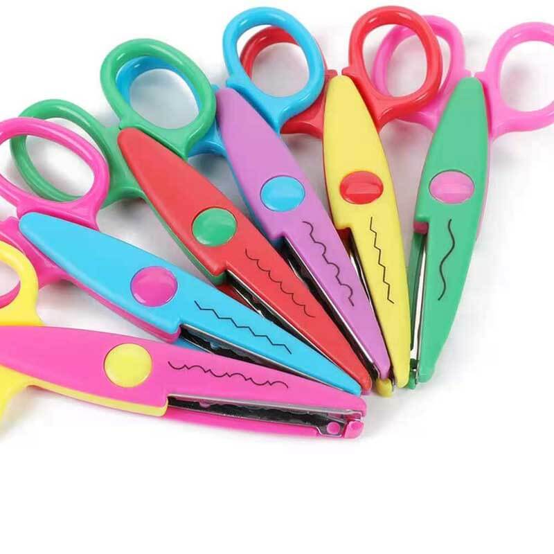 Decorative Paper Edge Scissor Set –5'' Colorful Paper Edger Scissors ...