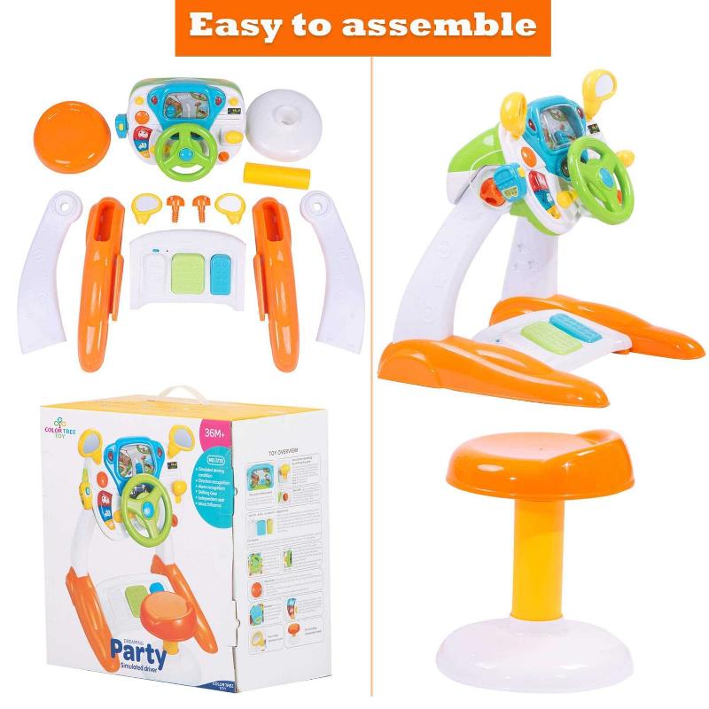 Kids' Driving Car Simulation Toys, Simulated driving toy, Pretend play ...